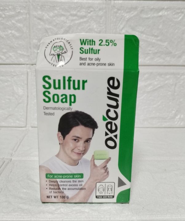oxecure sulfur soap dermatologically tested (100g) | Lazada PH