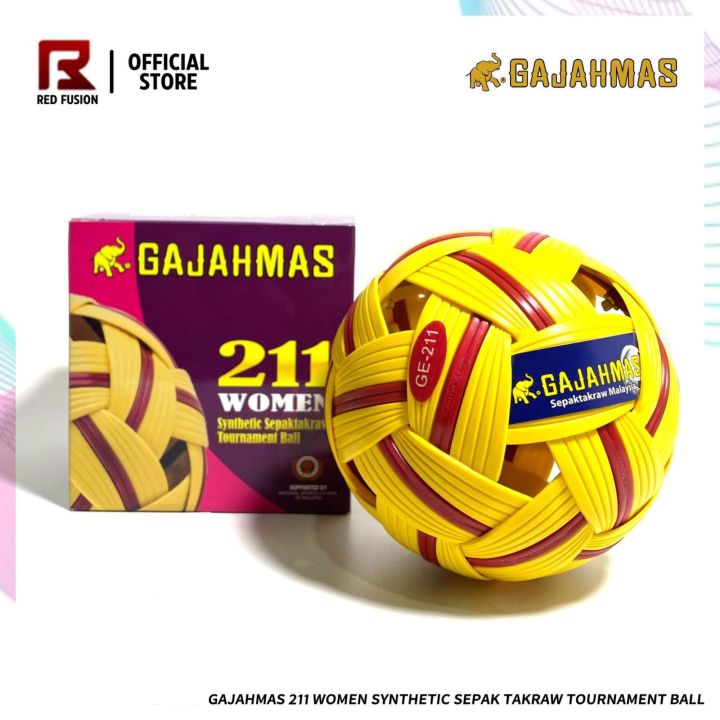 Gajahmas 211 Women Synthetic Sepak Takraw Tournament Ball | Lazada PH