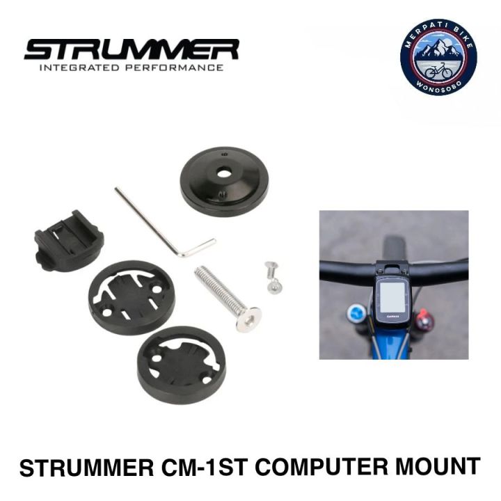 Strummer CM-1ST Computer Mount Barfly Steertube Top Cap Stem Sepeda ...