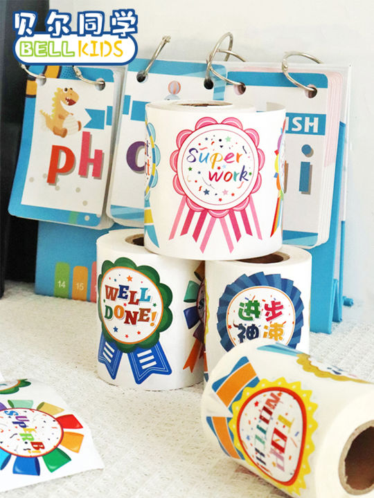Reward Stickers for Teachers Correcting Homework Praise Decals Nursery ...