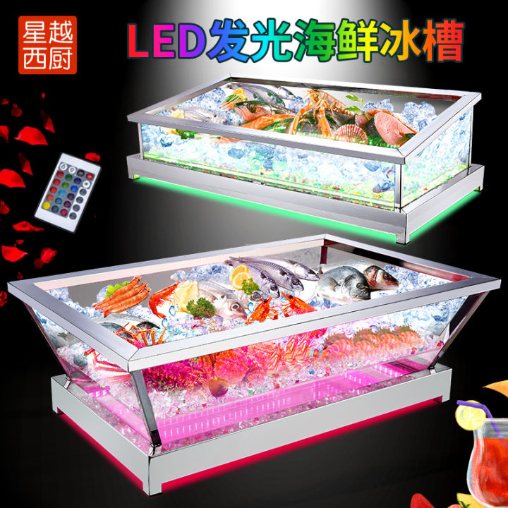 Buffet Seafood Ice Tank Ice Pool Hotel Restaurant Acrylic Salmon ...