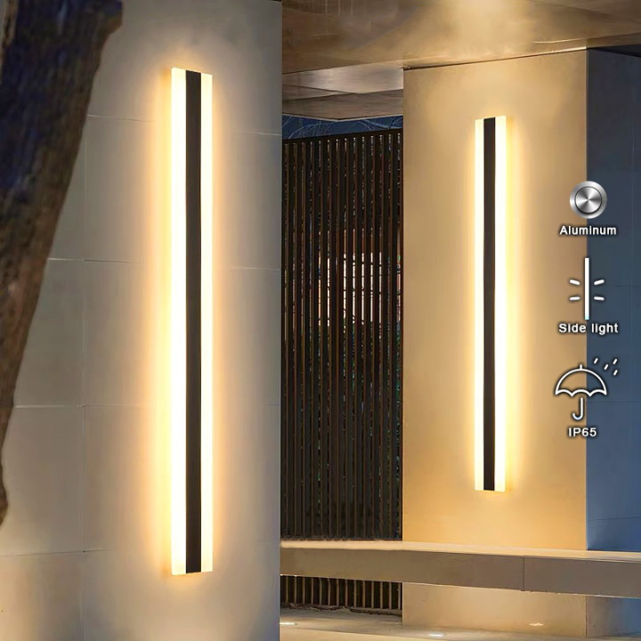 30/60/100CM Wall Lamp Outdoor LED Long Wall Lighting Fixture IP65 ...