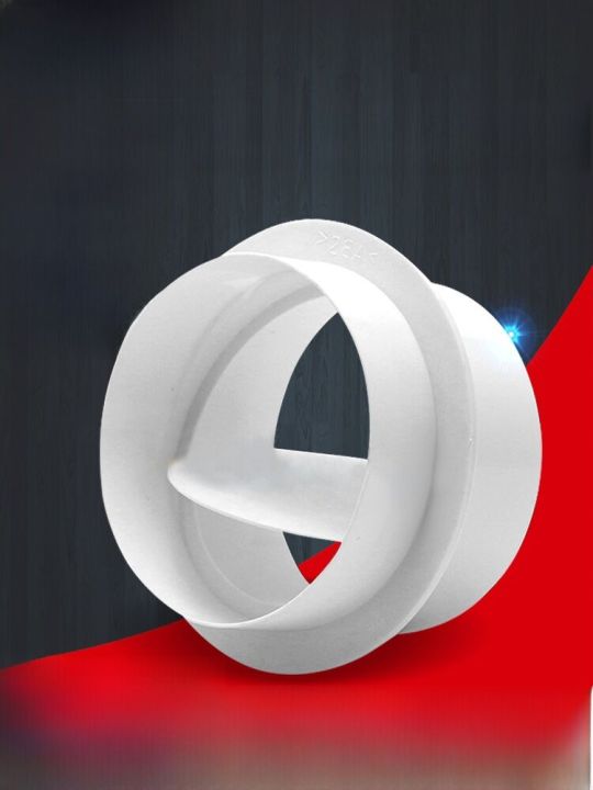 PVC round Pipe Check Valve Bathroom Exhaust Fan Unidirectional Smoke ...