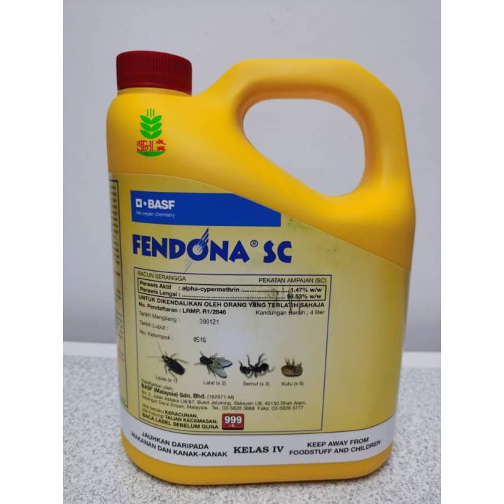 Basf Fendona Sc Pest Control Chemical 4 Litre Lazada