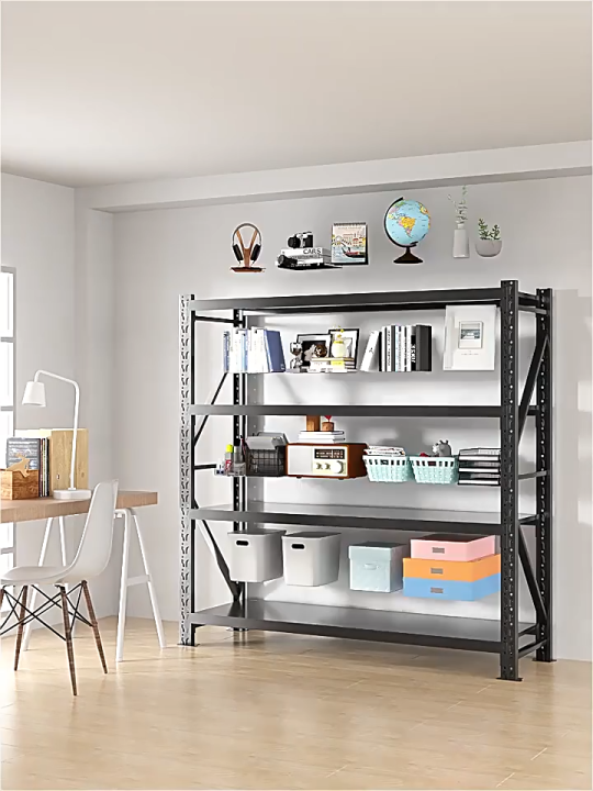 Global Heavy Duty Lightweight Shelf Metal Frame 3/4 Tier Adjustable ...
