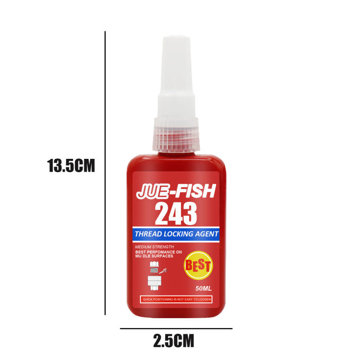 JUE-FISH 50ml Removable Sealant Thread Super Glue For Metal Surfaces ...