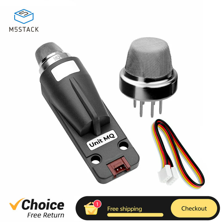 M5Stack Semiconductor Gas Sensor Combustible Gas Unit MQ I2C Interface ...