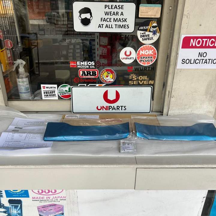 GENUINE/ORIGINAL TOYOTA YARIS TAILGATE SCUFF PLATE (2 PIECES) | Lazada PH