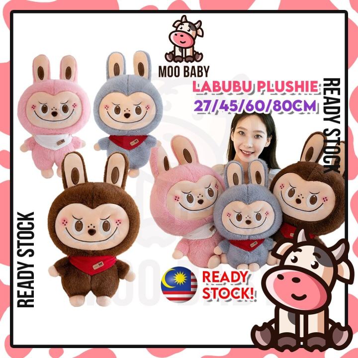 ⭐Moo Baby Patung Labubu Big Boneka Labubu Besar Labubu Big Size Labubu ...