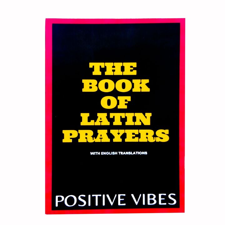 The Book of Latin Prayers by Positive Vibes | Lazada PH