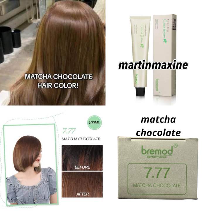 Bremod hair color 7.77 Matcha Chocolate hair dye | Lazada PH