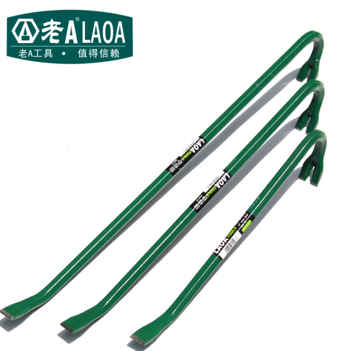 Old a Household Multi-Functional Wrecking Bar Nail Puller Crowbar Pry ... Old a Household Multi-Functional Wrecking Bar Nail Puller Crowbar Pry ...