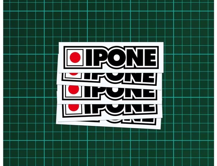 Stiker cutting logo ipone | Lazada Indonesia