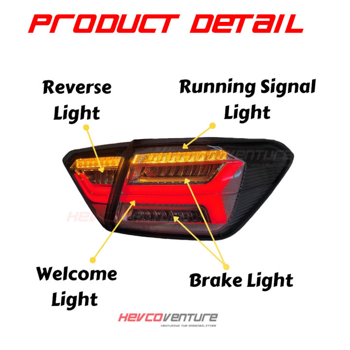 🔥READY STOCK🔥Proton Saga Tail Lamp Tail Light VVT (2016-2022) LED ...