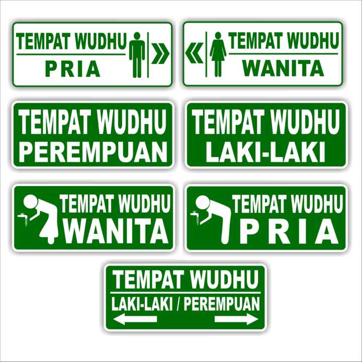Papan akrilik tempat wudhu sign board | Lazada Indonesia