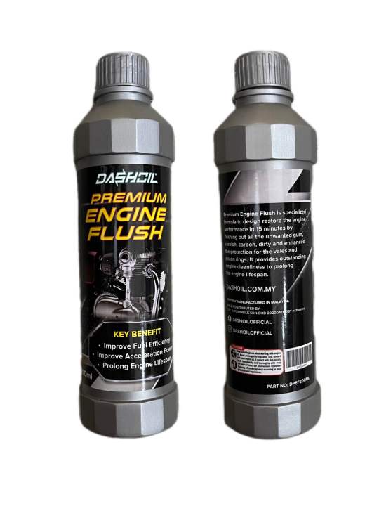 DASHOIL PREMIUM ENGINE FLUSH 200ML 4T MINYAK CUCI ENJIN MOTOR MINYAK ...