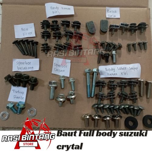 baut full set body suzuki crystal baut suzuki crystal baut motor suzuki ...
