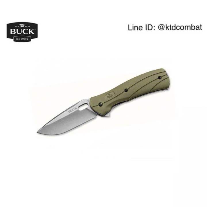Buck Knives รุ่น 845 Vantage สี Olive Green | Lazada.co.th