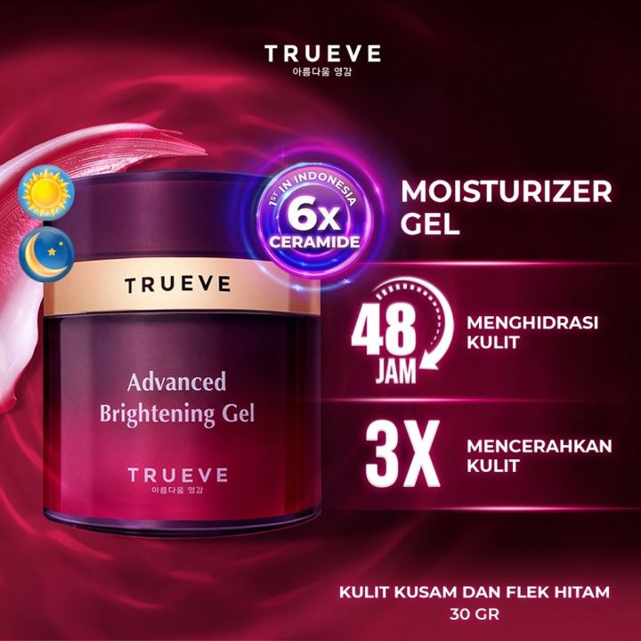 TRUEVE Moisturizer - Advanced Brightening Gel 30 G | Lazada Indonesia