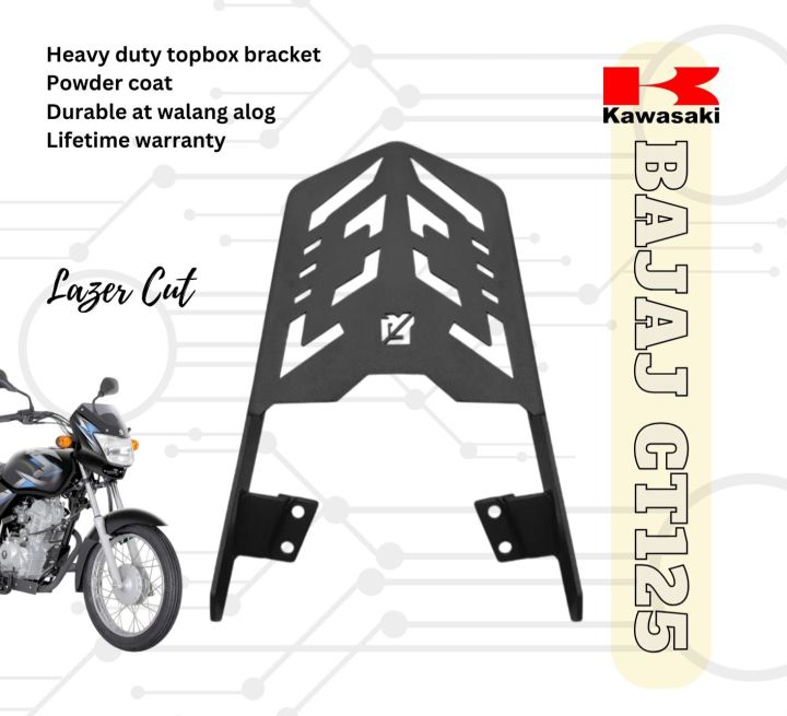 Kawasaki Bajaj CT 125/ Bajaj CT125 Topbox Bracket Heavy Duty | Lazada PH