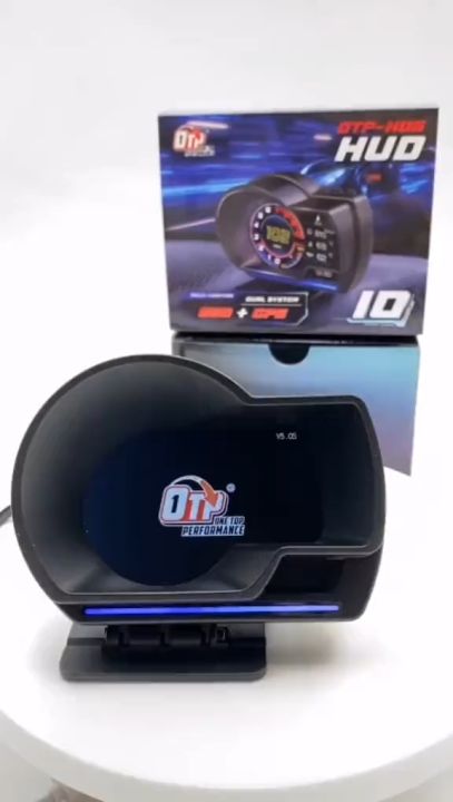 OTP-H06+ Car OBD OBD2 Meter Speedometer Gauge P6 GPS HUD Water Temp Turbo Proton Honda Perodua ...