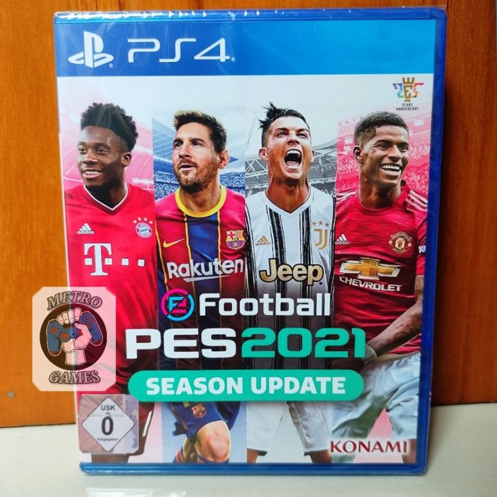 Pes 2021 PS4 BARU SEGEL Kaset Pes2021 Playstation PS 4 5 eFootball ...