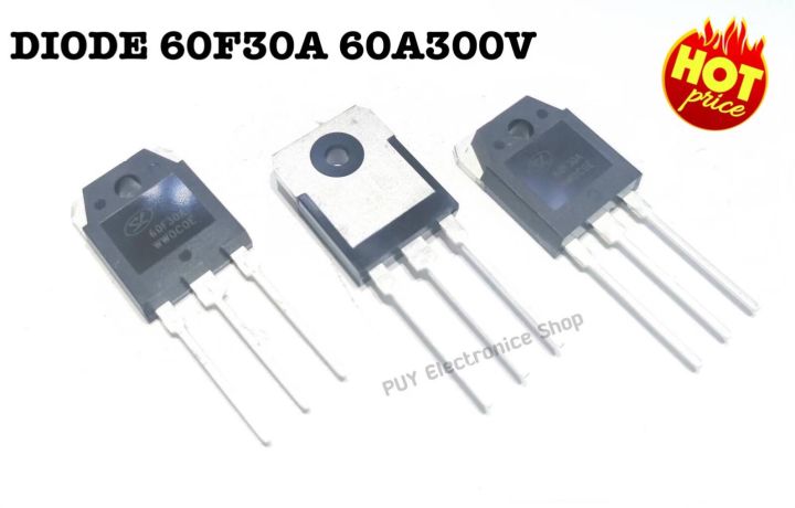 ไดโอด60F30AE 60A300A 1ชิ้น ความถี่สูง DIODE 60A300A Ultra Fast Recovery ...