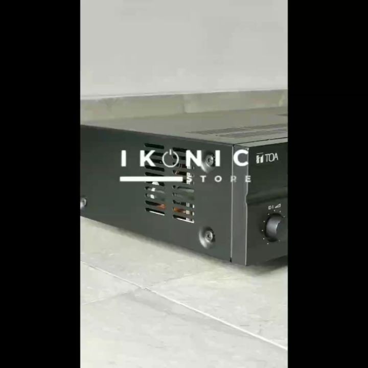IKONIC TOA ZA 2060 Power Amplifier Mixer Ampli TOA 60 Watt Original 100% Garansi Resmi | Lazada ...