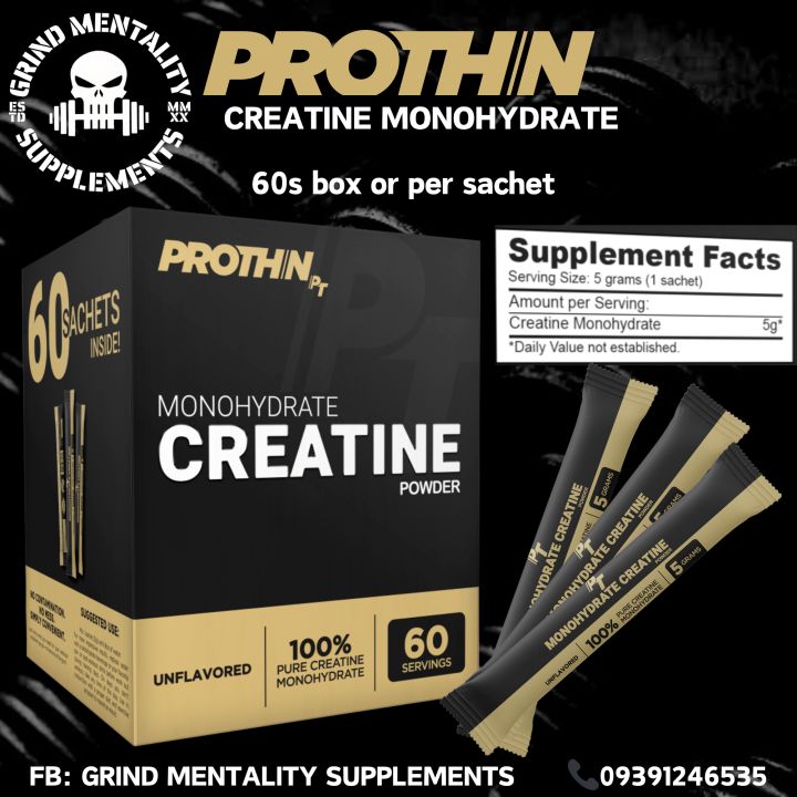 PROTHIN CREATINE MONOHYDRATE IN SACHET | Lazada PH