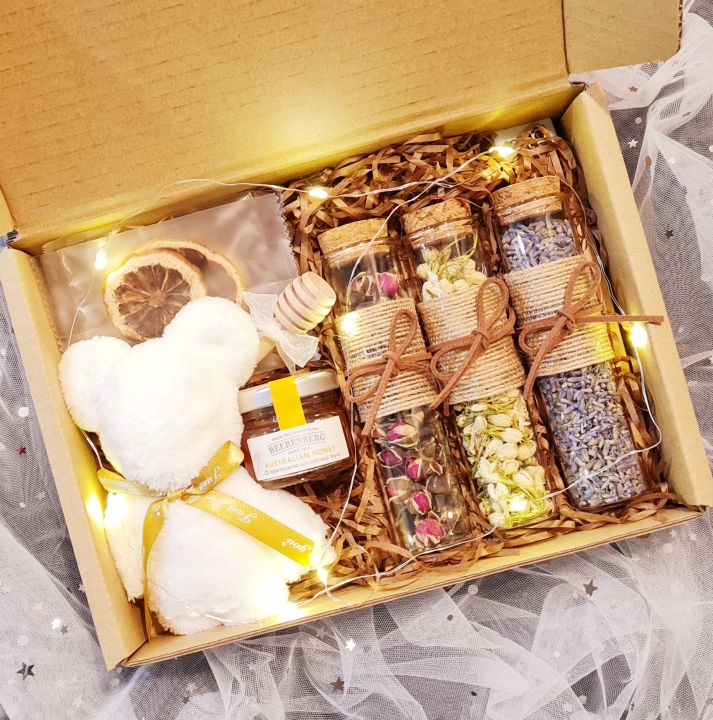 Flower Tea Gift Box | Flower Tea Gift Set | Gift Set for Women ...