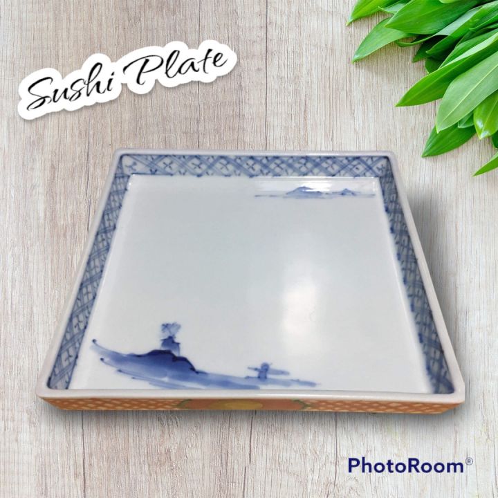 [Per Piece] Square Oriental Footed Sushi Plate - Japan Surplus | Lazada PH