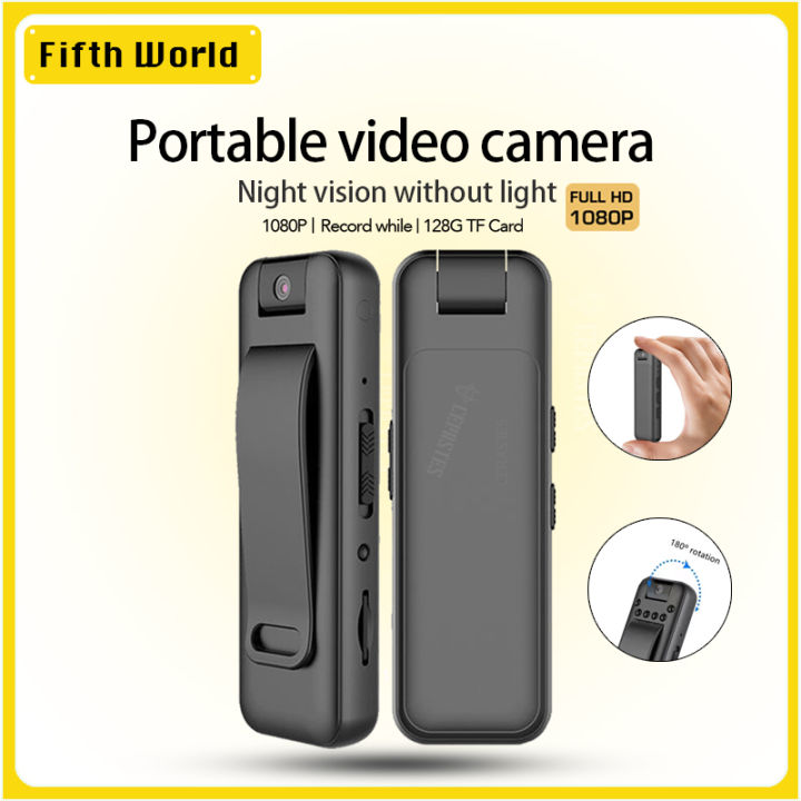 VIRAN Mini Camera Full HD 1080P Micro Body Camcorder Night Vision DV ...