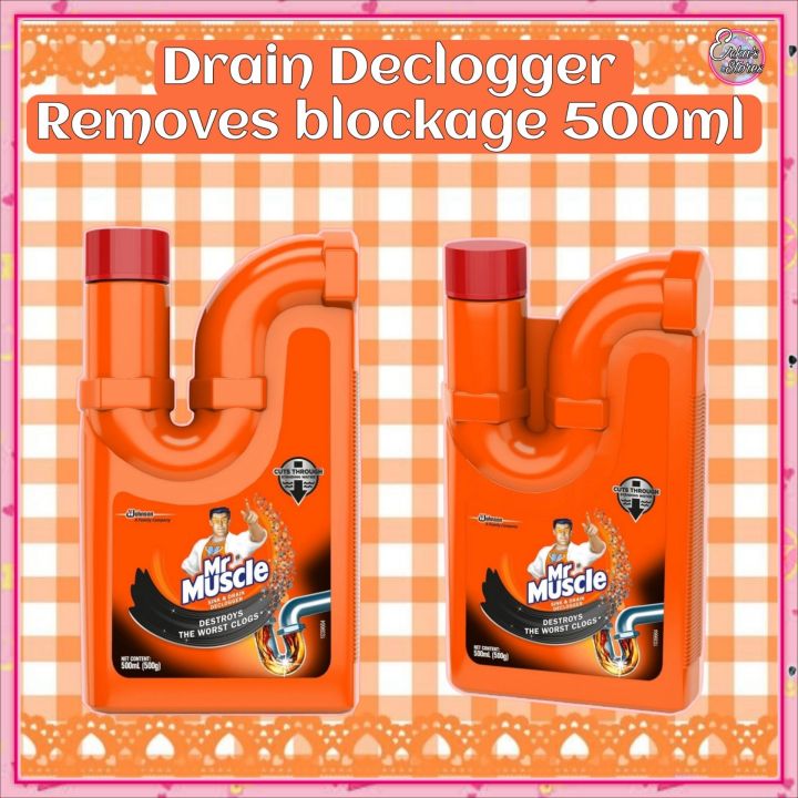 Mr,MuscleToilet Sink And Drain Declogger 500ml | Lazada PH