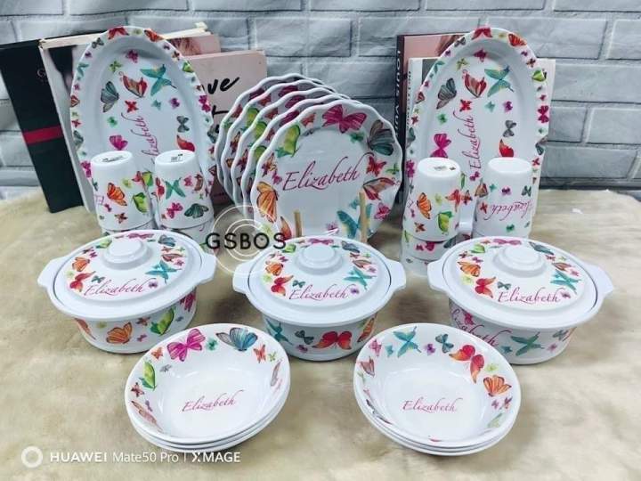 35 in 1 High Quality Melamine Dinnerware Set | Lazada PH