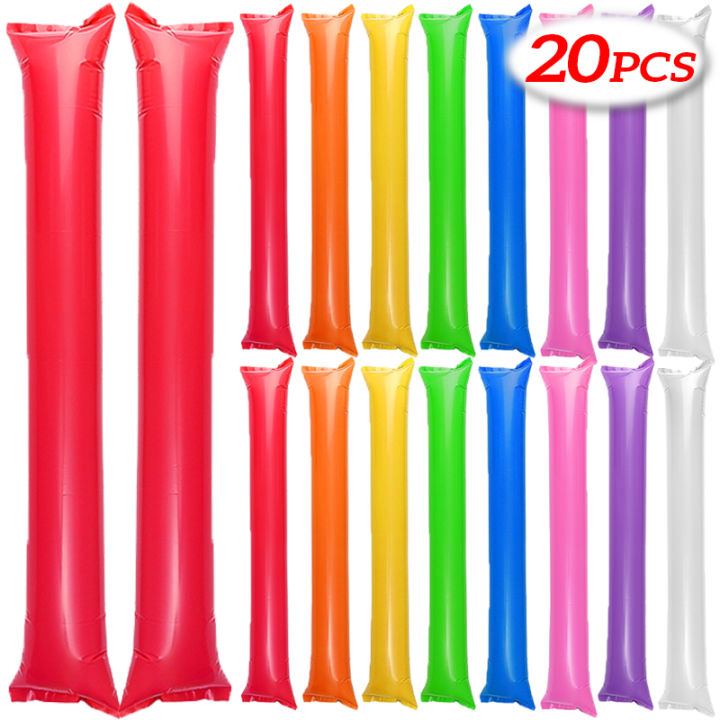 2-20Pcs Thickened Inflatable Sticks Cheerleaders Colorful Cheering ...