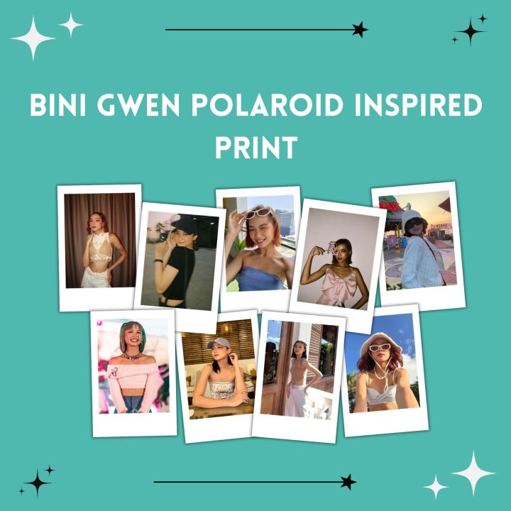 Bini Gwen Polaroid Inspired Print | arastudios | Lazada PH