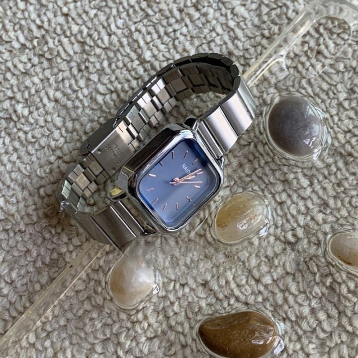 Minimalist Luxury Square White Dial Women's Watch Elegant Simple Design ...