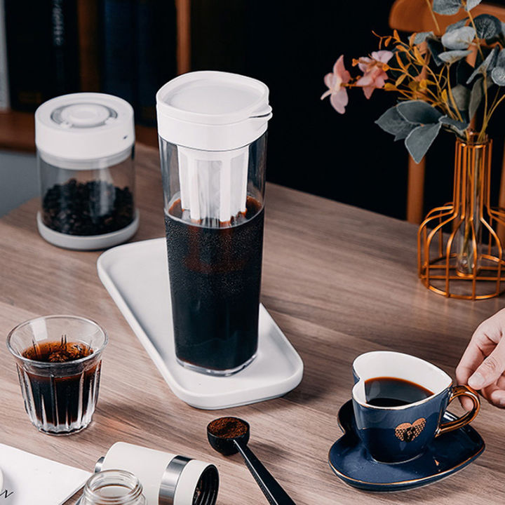 Bình pha cafe Cold Brew (cà phê ủ lạnh) bằng nhựa ABS, lõi lọc cao cấp ...