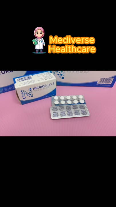 Neurobion sugar coated tablet (10's) 1 strip - [ PROCTER & GAMBLE ...