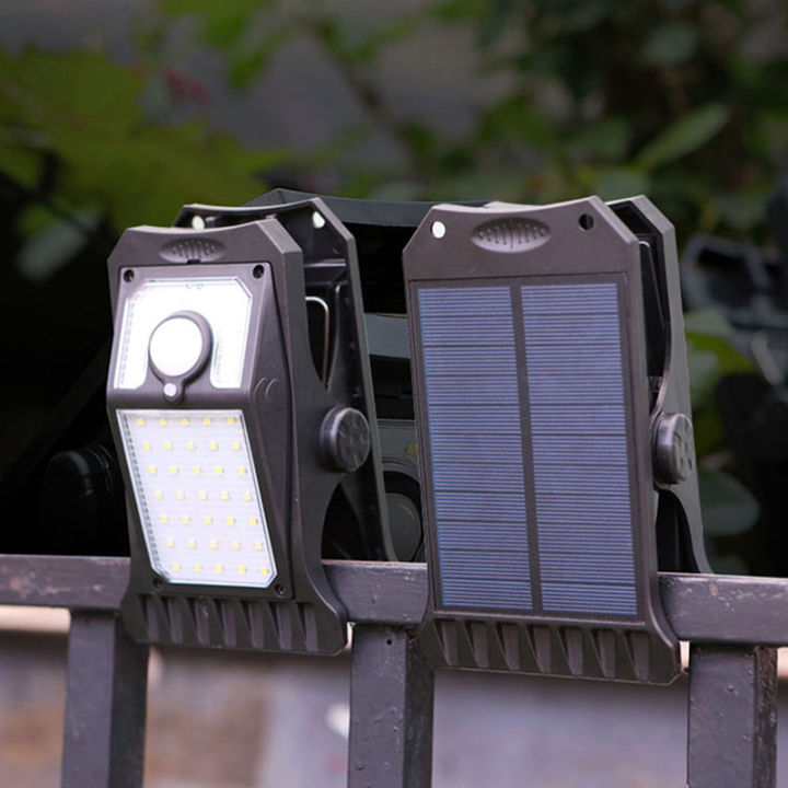 LED Solar Garden Lights Outdoor Solar Clip Light Waterproof Motion ...