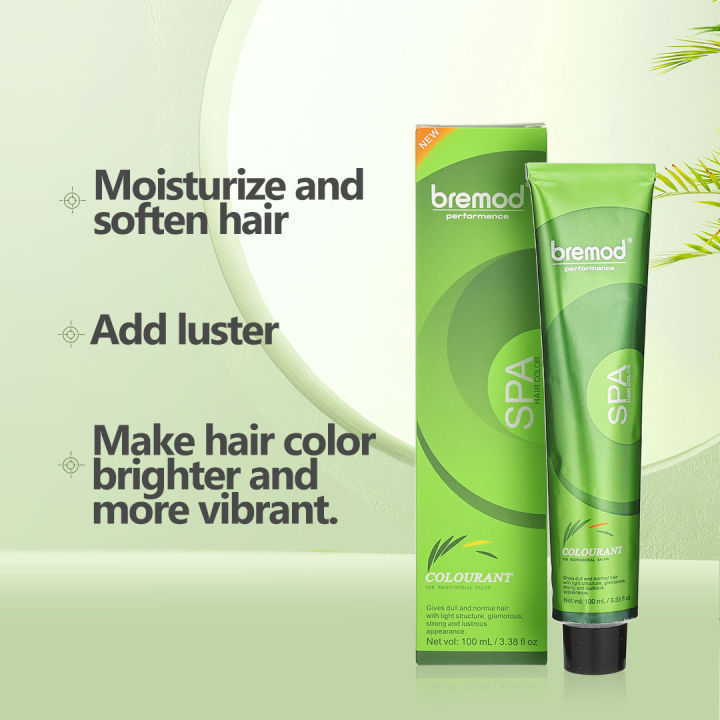 Bremod Hair Color with Oxidizing 100 ml.(2 in 1) Fashion Color Ash ...