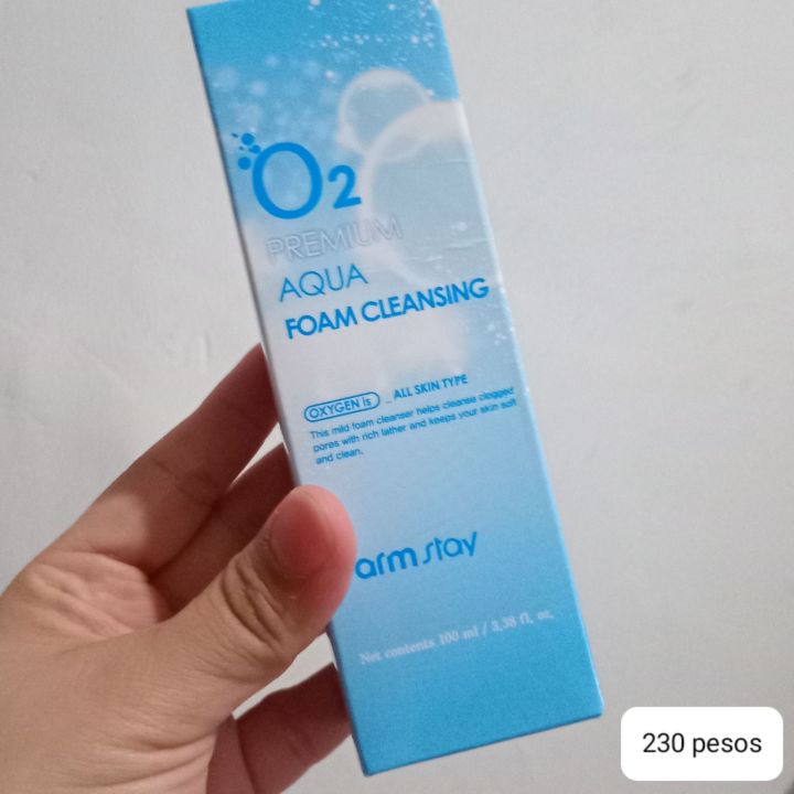 Farmstay O2 Aqua Foam Cleansing from Korea | Lazada PH
