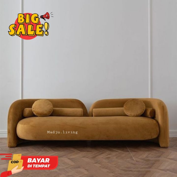 sofa minimalis /sofa apartemen /sofa viral / sofa | Lazada Indonesia