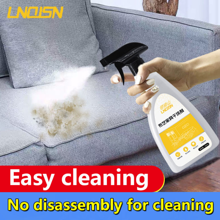 LNQISN fabric sofa cleaner no wash foam cleaner spray for car multi purpose fabric sofa carpet ...