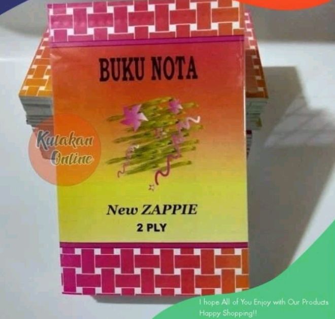 BUKU NOTA 2 PLY NEW ZAPPIE ( 1 PACK ISI 10 PCS ) KUALITAS THE BEST ...