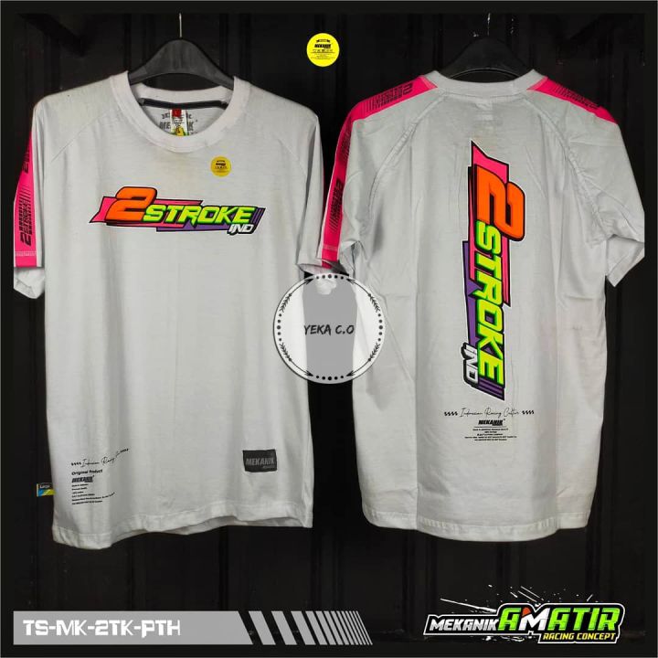 Baju racing 2 stroke/baju racing 2 tak/baju 2 stroke racing/baju kaos ...