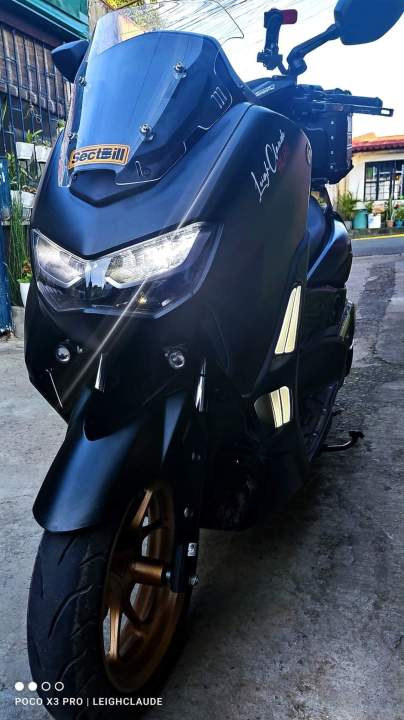 YAMAHA NMAX V2 -2.1 STAINLESS BRACKET FOR MINI DRIVING LIGHT VERSION 1 ...