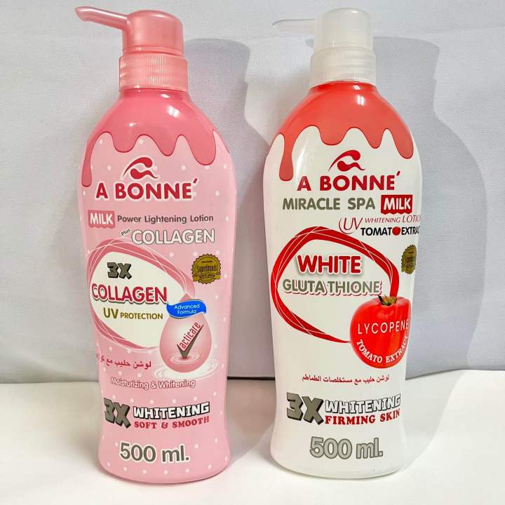 A BONNE MILK POWER LIGHTENING LOTION PLUS COLLAGEN 3X WHITENING SOFT ...