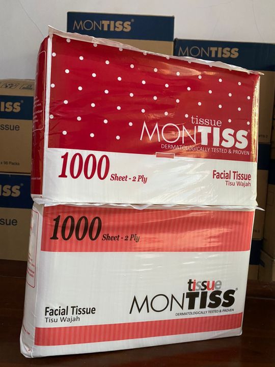 Tissu Wajah Merk Monttis isi 1000 Sheest | Lazada Indonesia