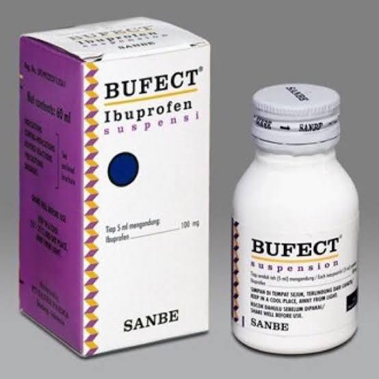 BUFECT SYRUP 60 ML UNTUK MENURUNKAN DEMAM & PEREDA RASA SAKIT SEPERTI ...